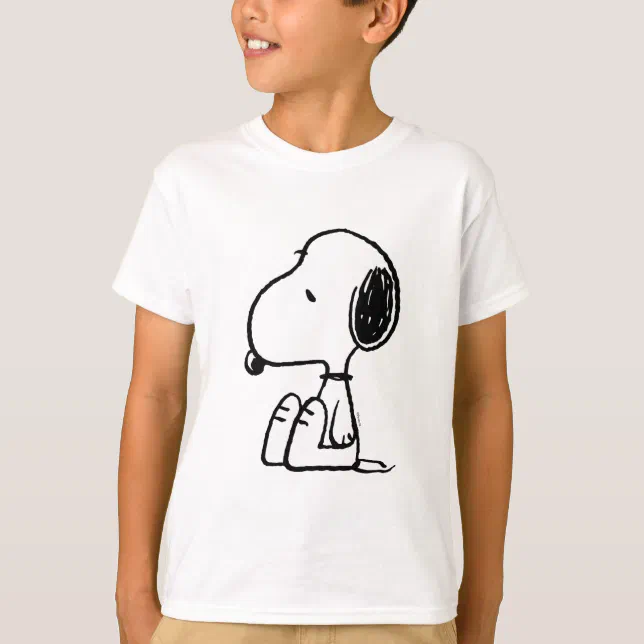 Peanuts | Snoopy Looking Down T-Shirt | Zazzle