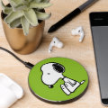 Peanuts | Snoopy Looking Down Wireless Charger | Zazzle