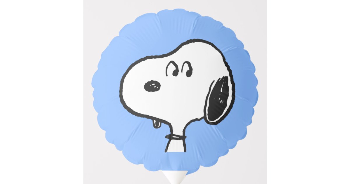 Peanuts | Snoopy Looks Balloon | Zazzle