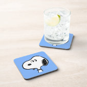 Peanuts | Snoopy Looks Beverage Coaster | Zazzle
