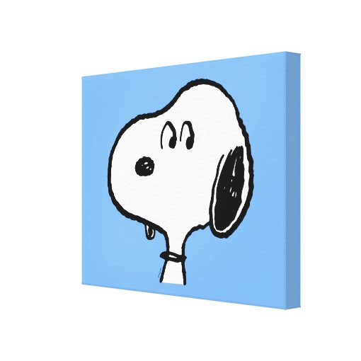 Peanuts | Snoopy Looks Canvas Print | Zazzle