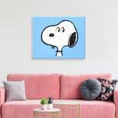 Peanuts | Snoopy Looks Canvas Print | Zazzle