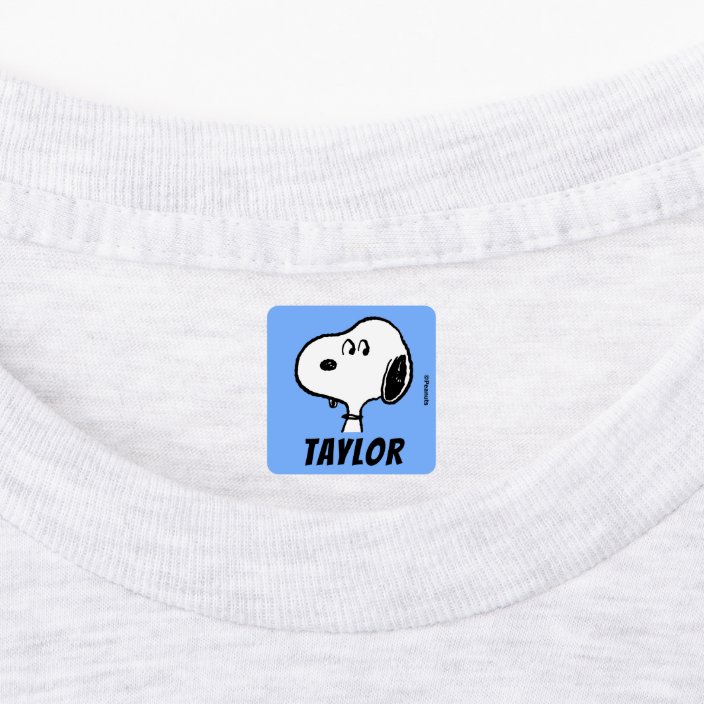 Peanuts | Snoopy Looks Kids' Labels | Zazzle.com
