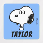 Peanuts | Snoopy Looks Kids' Labels | Zazzle