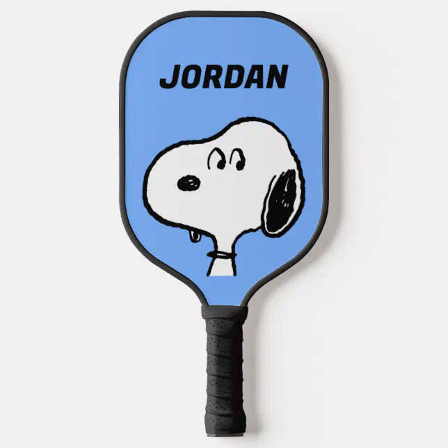 Peanuts | Snoopy Looks Pickleball Paddle | Zazzle