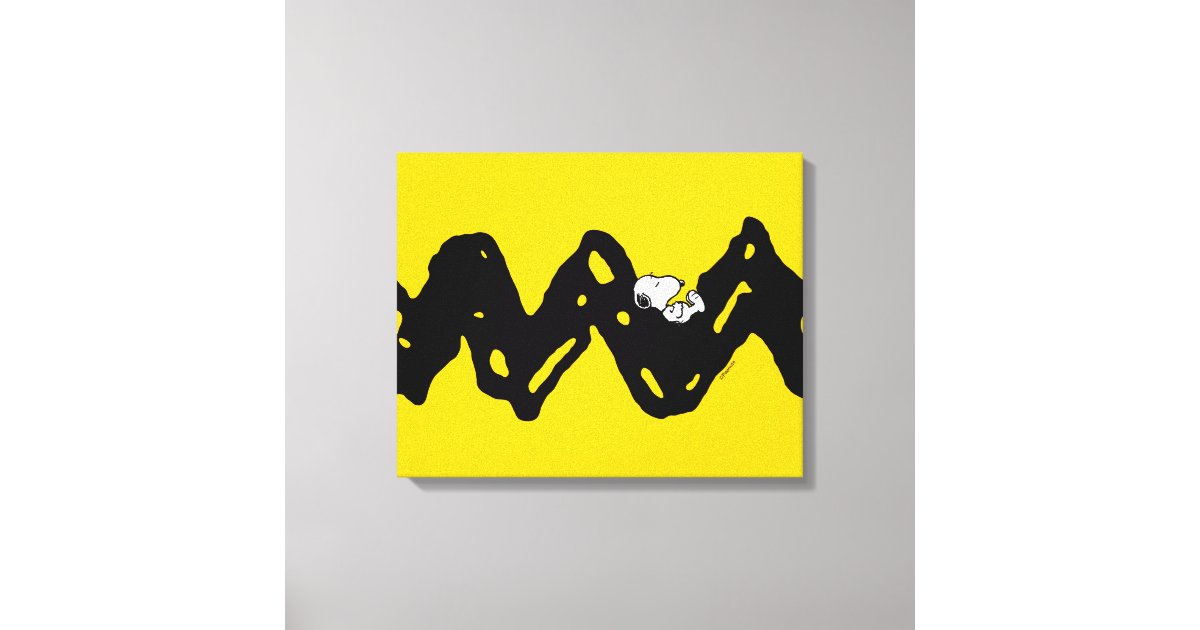 Peanuts | Snoopy Nap Canvas Print | Zazzle