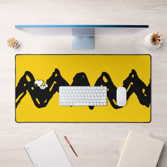 Peanuts | Snoopy Nap Desk Mat | Zazzle