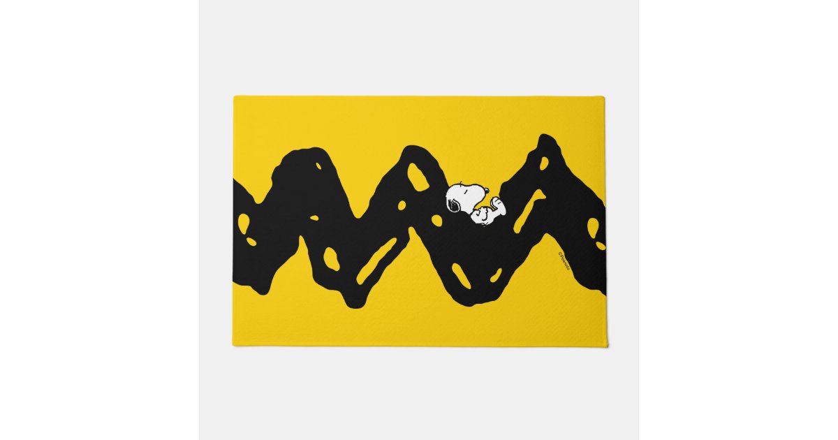 Peanuts | Snoopy Nap Doormat | Zazzle