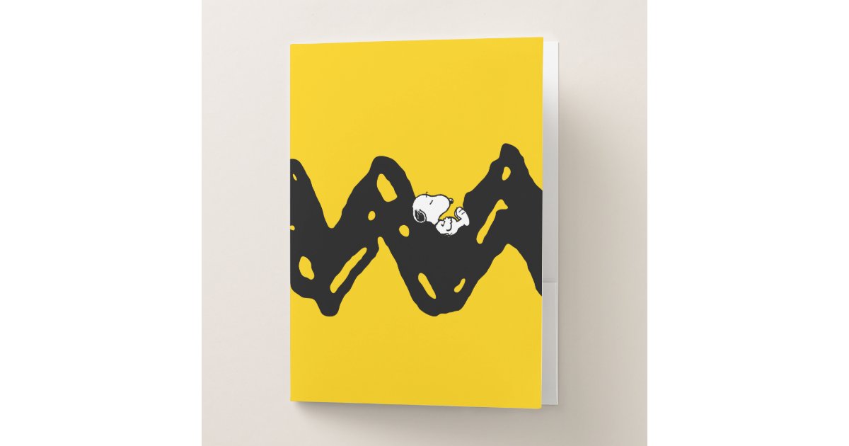 Peanuts | Snoopy Nap Pocket Folder | Zazzle