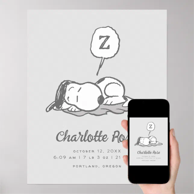 Peanuts | Snoopy Nap Poster | Zazzle