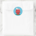 Peanuts | Snoopy Napping Classic Round Sticker | Zazzle