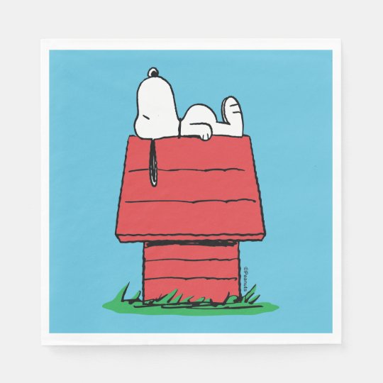 Peanuts | Snoopy Napping Napkins | Zazzle.com
