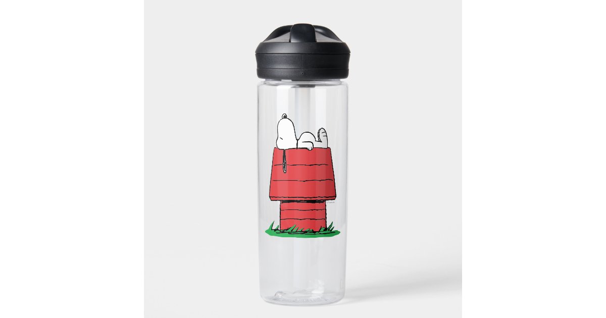 Peanuts | Snoopy Napping Water Bottle | Zazzle