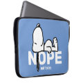 Peanuts | Snoopy Not Today Laptop Sleeve | Zazzle