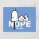 Peanuts | Snoopy Not Today Postcard | Zazzle