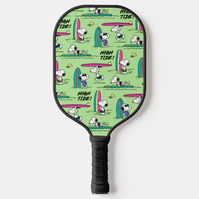 Peanuts | Snoopy Ocean High Tide Pattern Pickleball Paddle | Zazzle
