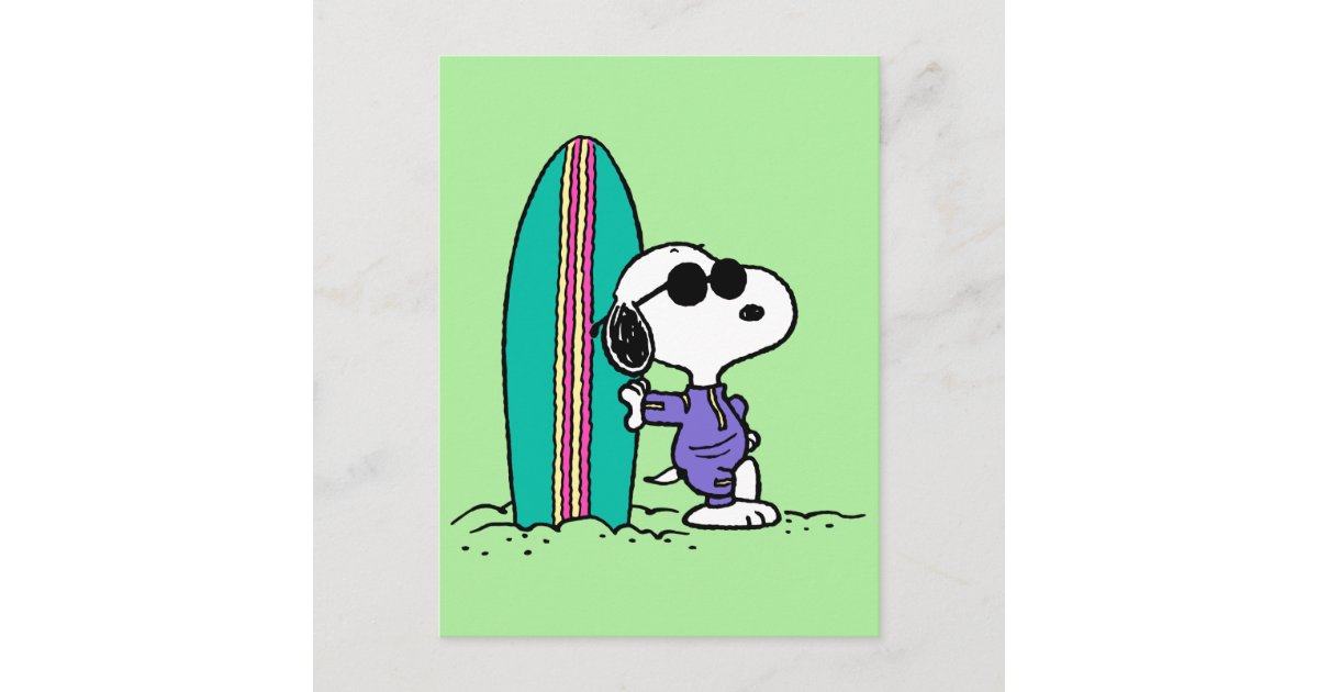 Peanuts | Snoopy Ocean High Tide Postcard | Zazzle