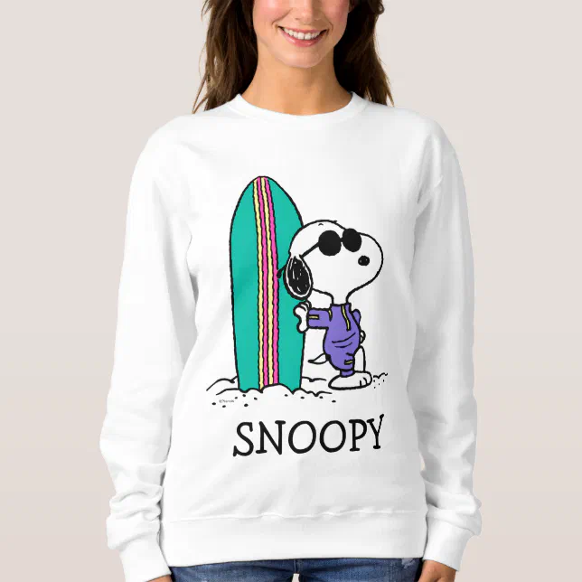 Peanuts | Snoopy Ocean High Tide Sweatshirt | Zazzle
