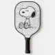 PEANUTS | Snoopy on Black White Comics 2 Pickleball Paddle | Zazzle