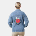 Peanuts | Snoopy Pink Donut Denim Jacket | Zazzle