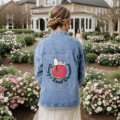 Peanuts | Snoopy Pink Donut Denim Jacket | Zazzle