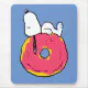Peanuts | Snoopy Pink Donut Mouse Pad | Zazzle