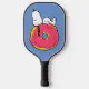 Peanuts | Snoopy Pink Donut Pickleball Paddle | Zazzle