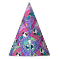 Peanuts | Snoopy Purple Surf Pattern Party Hat | Zazzle