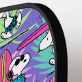 Peanuts | Snoopy Purple Surf Pattern Pickleball Paddle | Zazzle
