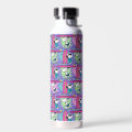Peanuts | Snoopy Purple Surf Pattern Water Bottle | Zazzle