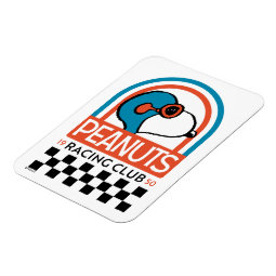 Peanuts | Snoopy Racing Club Magnet | Zazzle