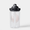 Peanuts | Snoopy Raw Strength & Courage Badge Water Bottle | Zazzle