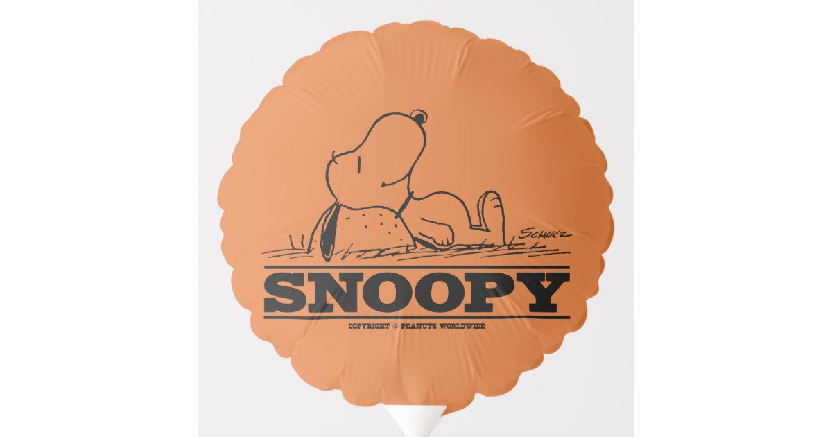 Peanuts | Snoopy Rest Break Balloon | Zazzle