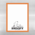 Peanuts | Snoopy Rest Break Magnetic Dry Erase Sheet | Zazzle