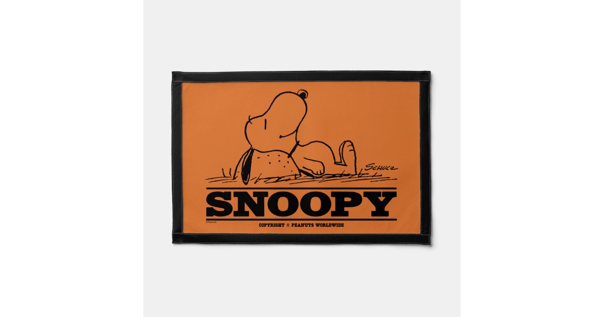 Peanuts | Snoopy Rest Break Pennant | Zazzle