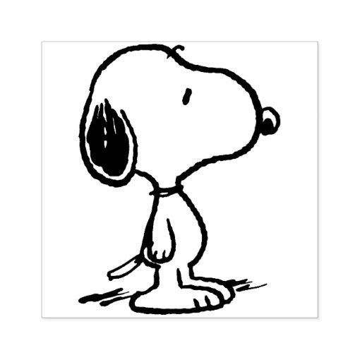 Peanuts | Snoopy Rubber Stamp | Zazzle