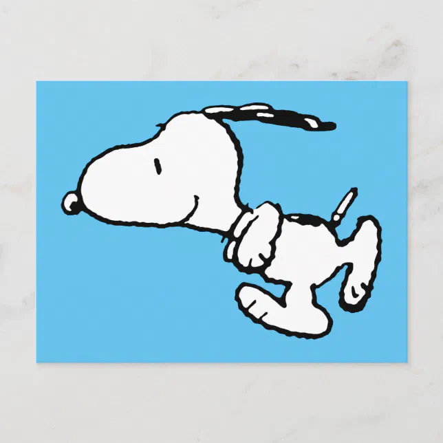 Peanuts | Snoopy Run Postcard | Zazzle