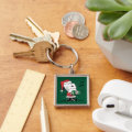 Peanuts | Snoopy Santa Claus Accordian Keychain | Zazzle