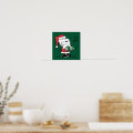 Peanuts | Snoopy Santa Claus Accordian Poster | Zazzle