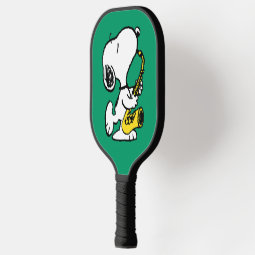Peanuts | Snoopy Saxophone Player Pickleball Paddle | Zazzle