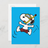 Peanuts | Snoopy Scuba Diver Postcard | Zazzle
