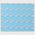 Peanuts | Snoopy Snow Day Pattern Wrapping Paper | Zazzle