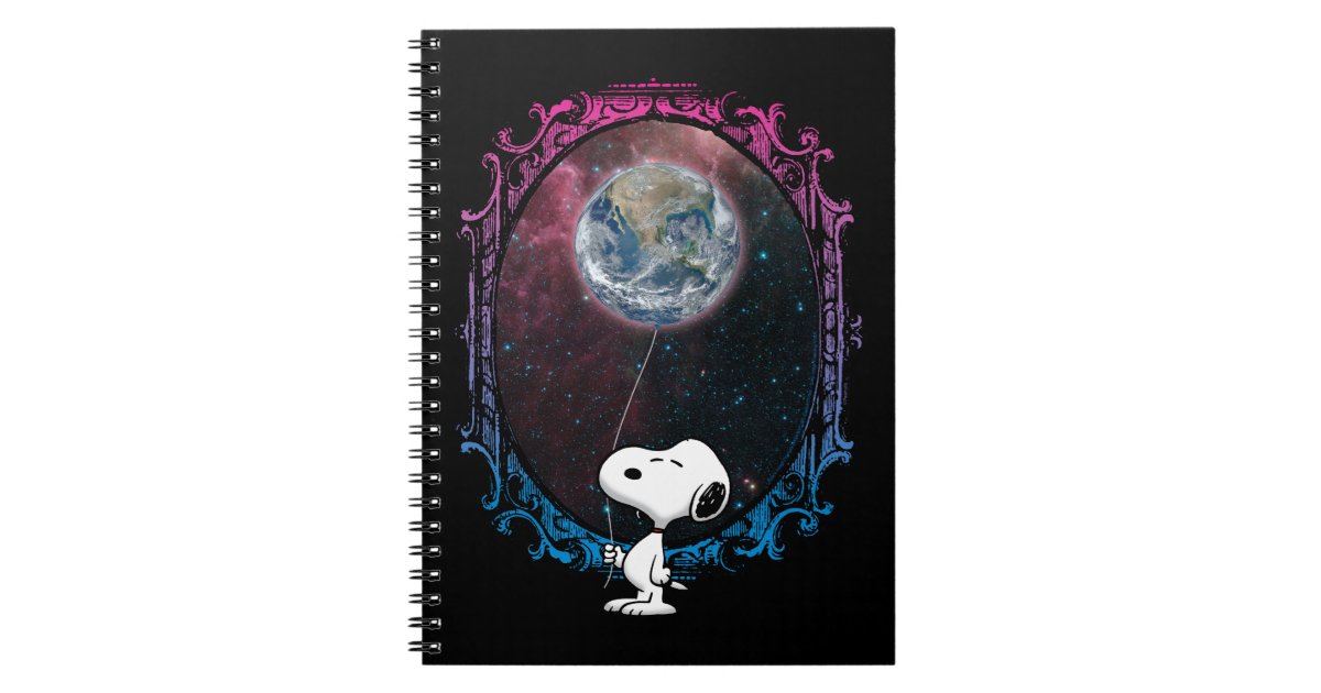 Peanuts | Snoopy Spaced Out Balloon Notebook | Zazzle