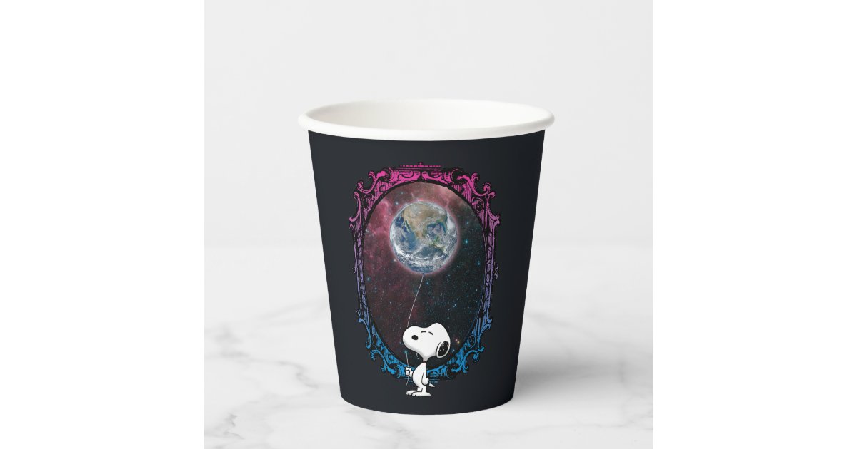 Peanuts | Snoopy Spaced Out Balloon Paper Cups | Zazzle