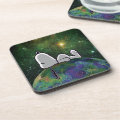 Peanuts | Snoopy Spaced Out Beverage Coaster | Zazzle