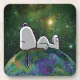 Peanuts | Snoopy Spaced Out Beverage Coaster | Zazzle