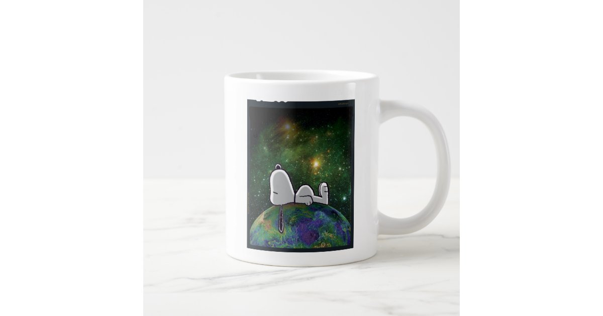 Peanuts | Snoopy Spaced Out Giant Coffee Mug | Zazzle