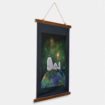 Peanuts | Snoopy Spaced Out Hanging Tapestry | Zazzle