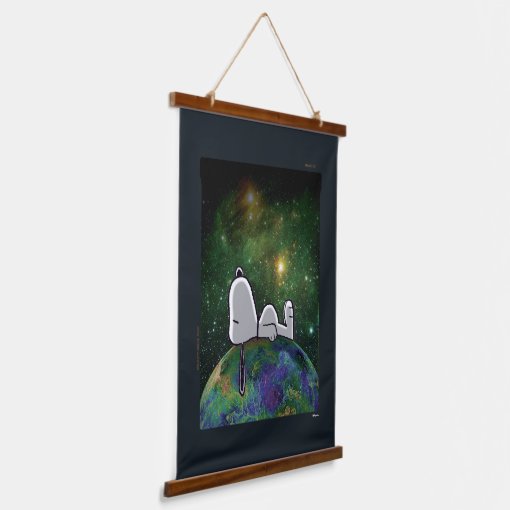 Peanuts | Snoopy Spaced Out Hanging Tapestry | Zazzle