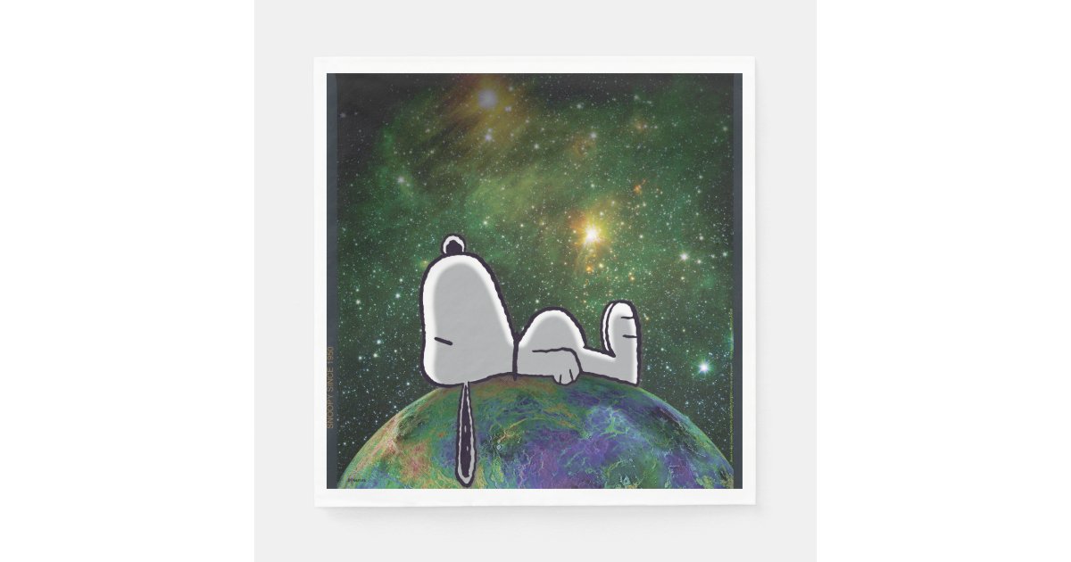 Peanuts | Snoopy Spaced Out Napkins | Zazzle